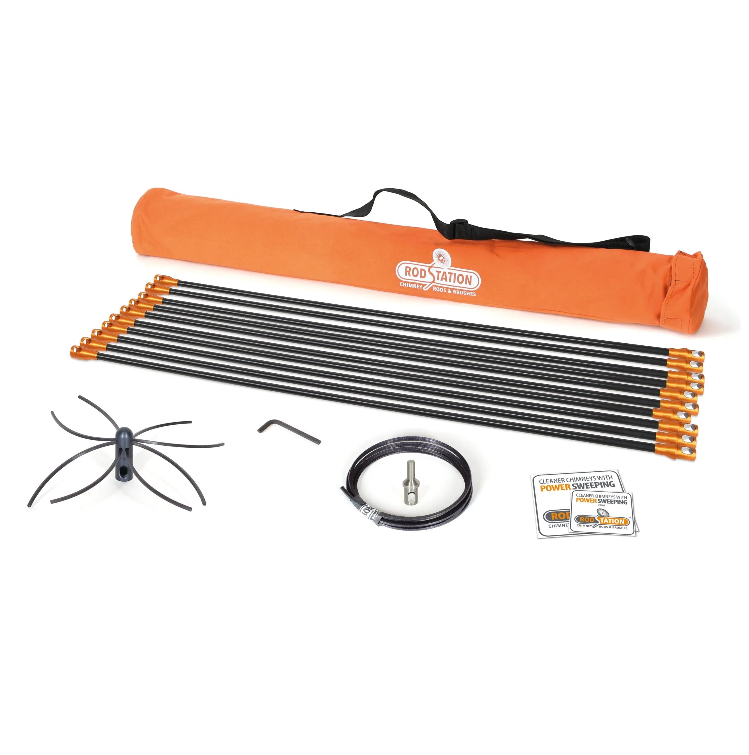 Chimney Power Sweeping Kits | Rodstation USA – Pro Chimney Tools