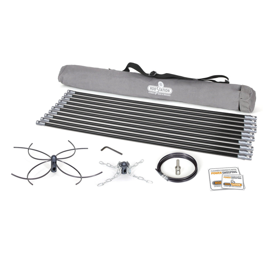 Chimney Power Sweeping Kits | Rodstation USA – Pro Chimney Tools