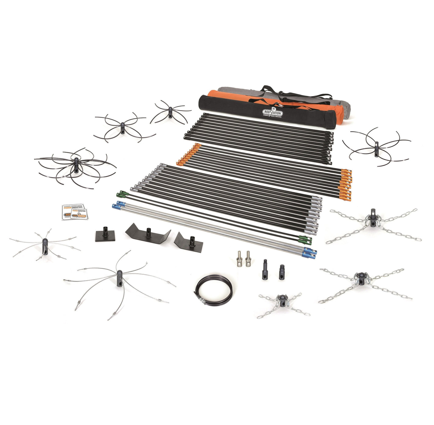 Professional Chimney Power Sweeping Kit – All-in-One System ...
